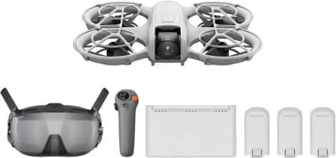 Test du DJI Neo : mini drone 4K avec RC Motion 3 et trois batteries